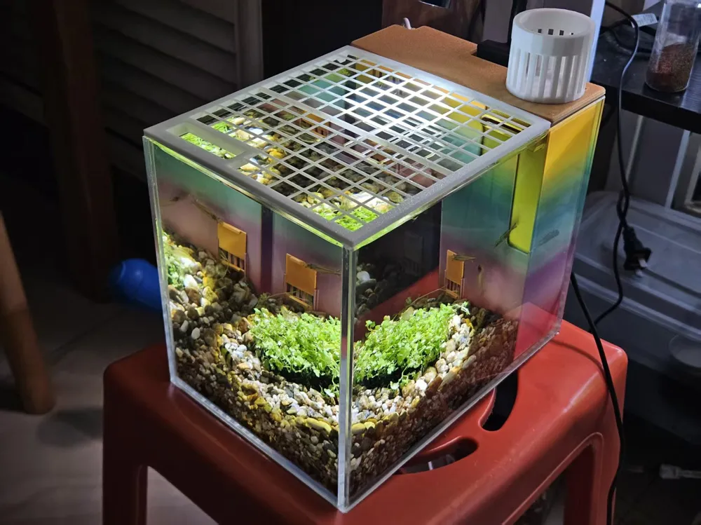 Fish Tank Back Filter Box by 李茻 MakerWorld: Download Free 3D Models