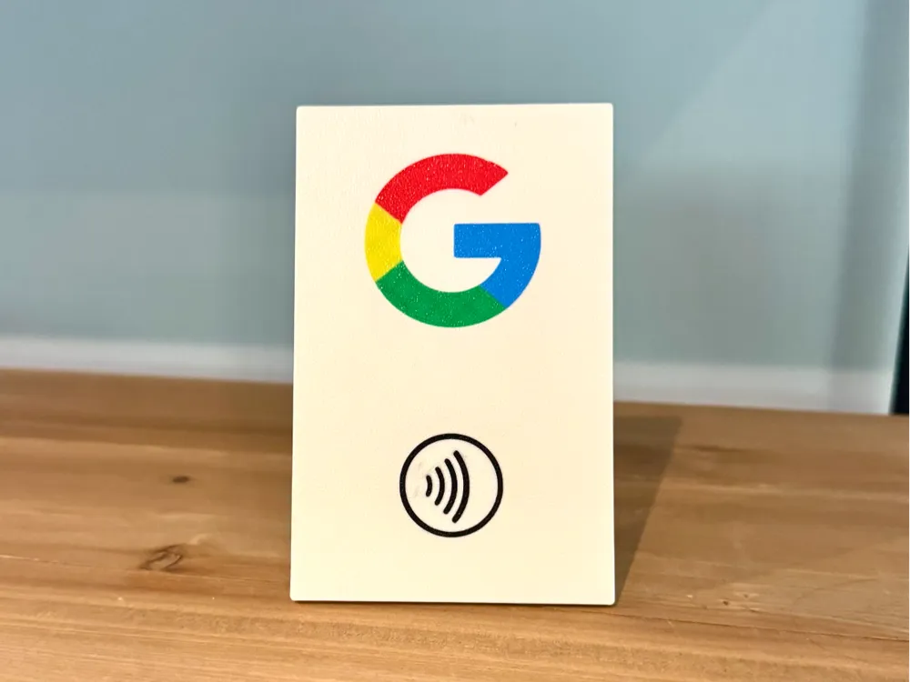 Google Logo Review NFC Stand | Simple Desk Stand by FPVFlow Crew ...