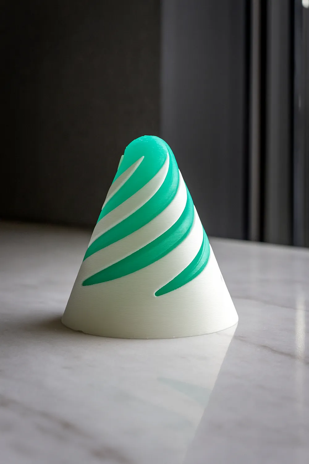 Spiral fidget cone toy (fast print) by CrispCreations MakerWorld ...