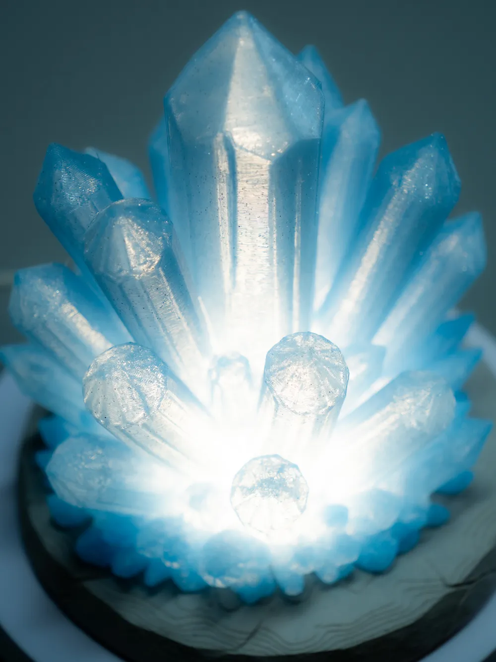 LED Crystal Night Light - Free 3D Print Model - MakerWorld