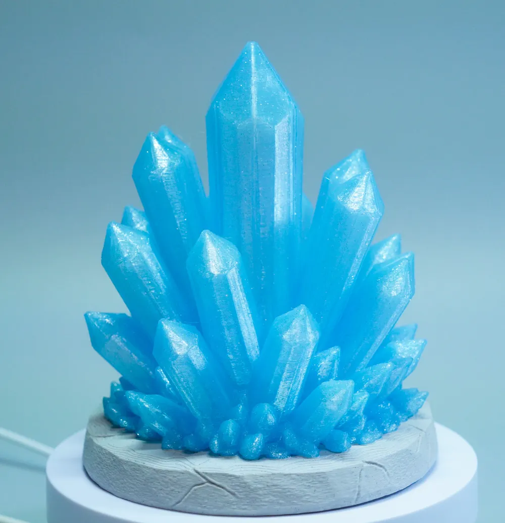LED Crystal Night Light - Free 3D Print Model - MakerWorld