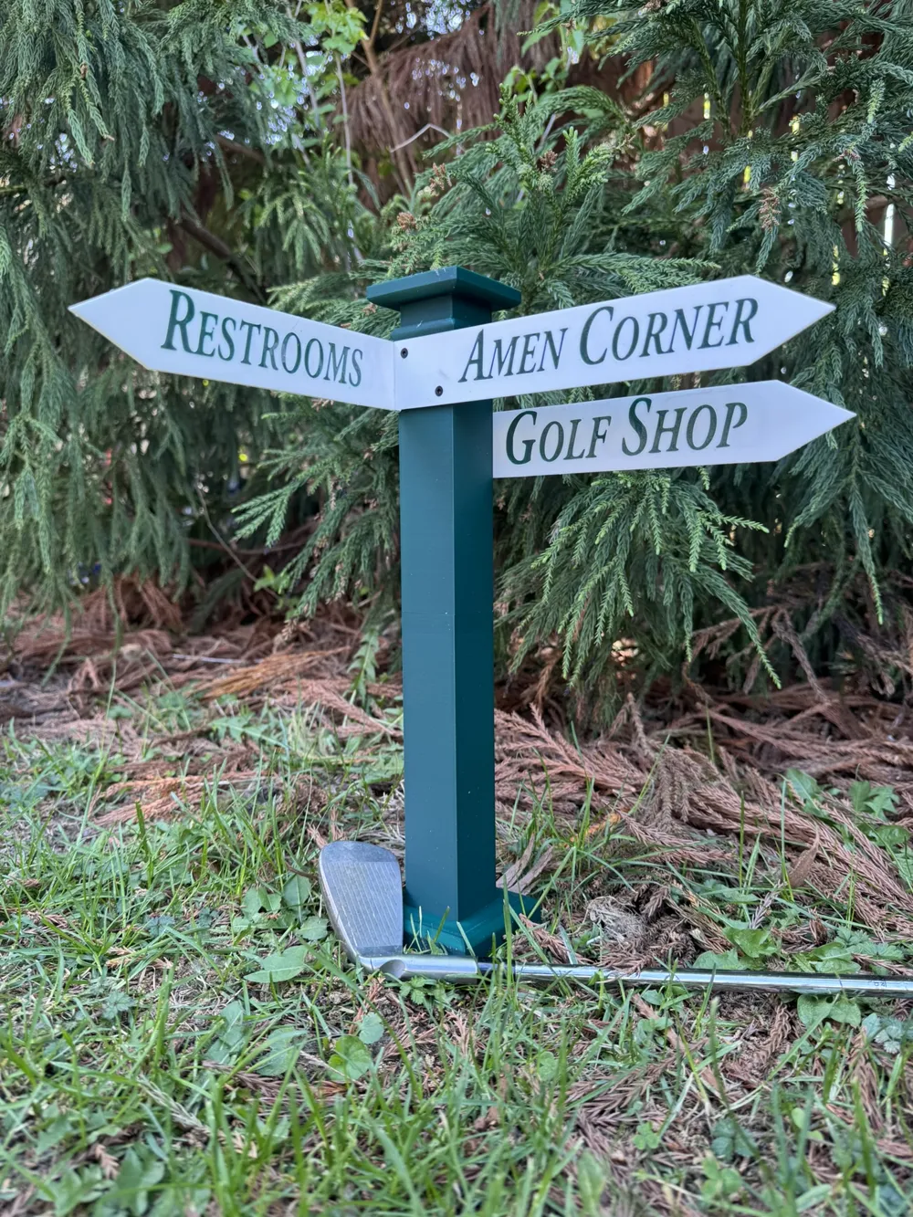 Amen Corner Golf Sign - Free 3D Print Model - MakerWorld