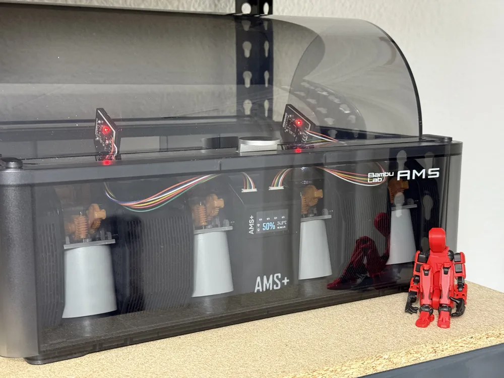 AMS Plus with internal Power Supply Remixed by Zoilo Mora MakerWorld: Download Free 3D Models
