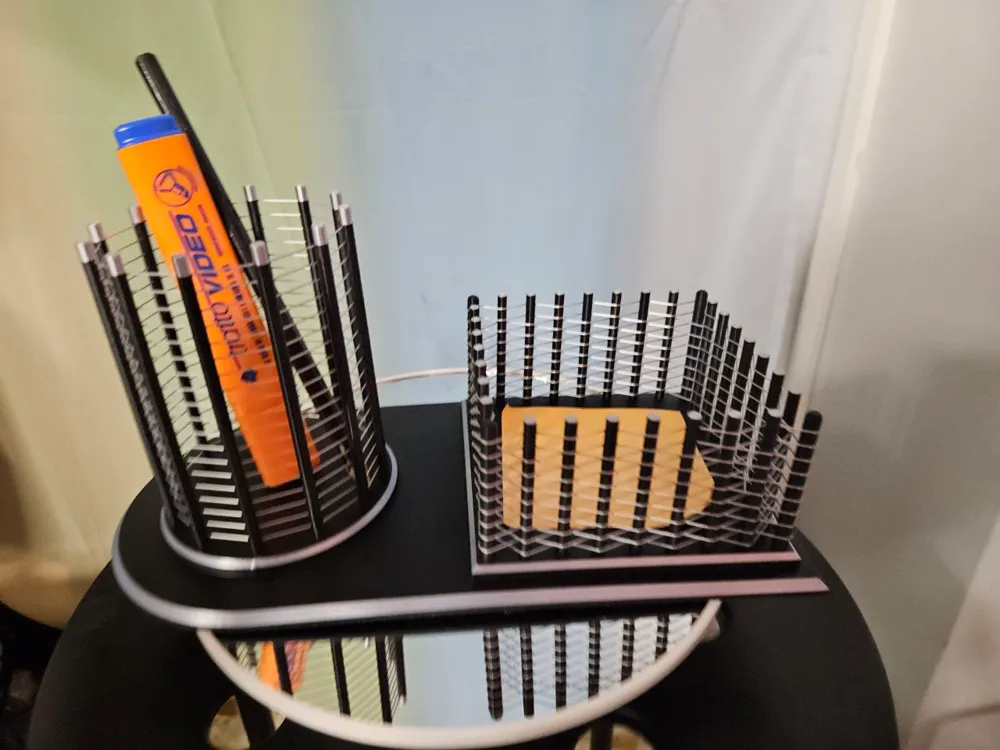 Desk Organizer (Cage System) by DarkSword Creations - MakerWorld