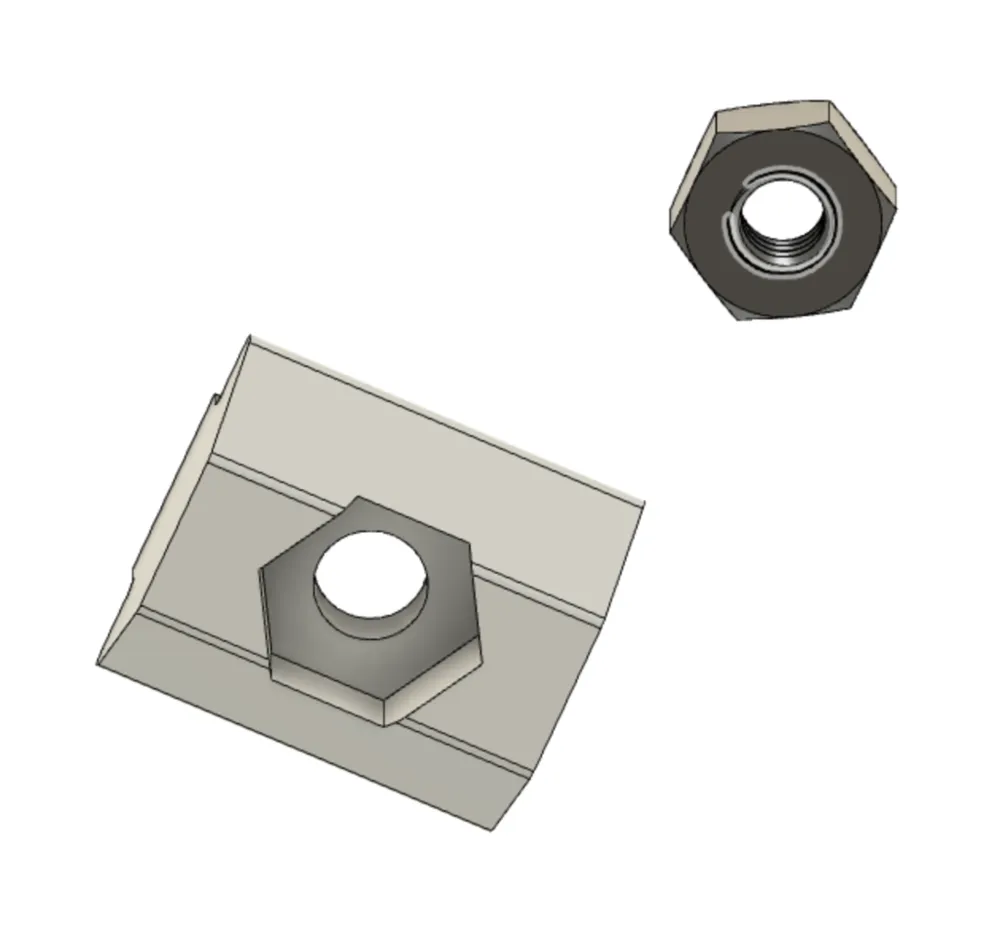 T-NUT for 2020 profile - Free 3D Print Model - MakerWorld