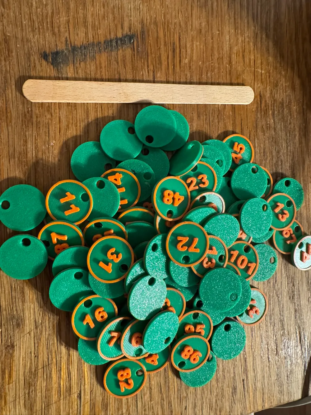 Tokens with numbers 1 - 120 by Cerwajz MakerWorld: Download Free 3D Models