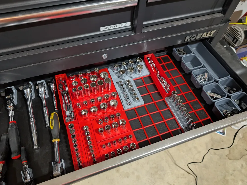 Kobalt Mechanics Toolset - Gridfinity by Jamerson90 MakerWorld ...