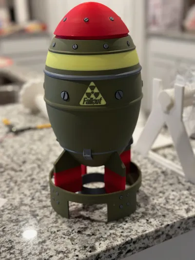 Fallout Mini Nuke AMS 4 Color Print Remixed by Faran3D - MakerWorld
