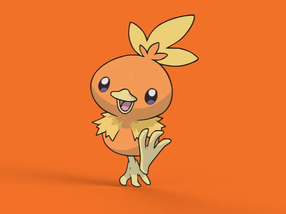 Torchic Wall Art by Sitsero - MakerWorld