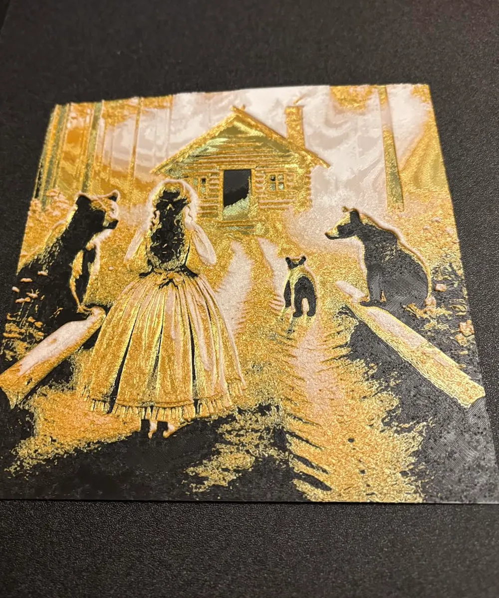 Hueforge Goldilocks and the 3 Bears by 3d_it - MakerWorld
