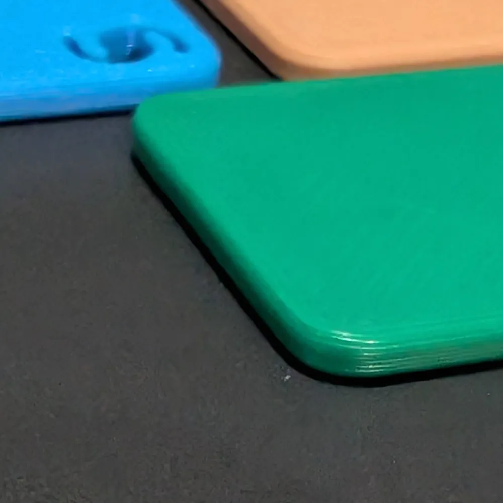 Swatch labels with weights for filament management by Andy MakerWorld ...