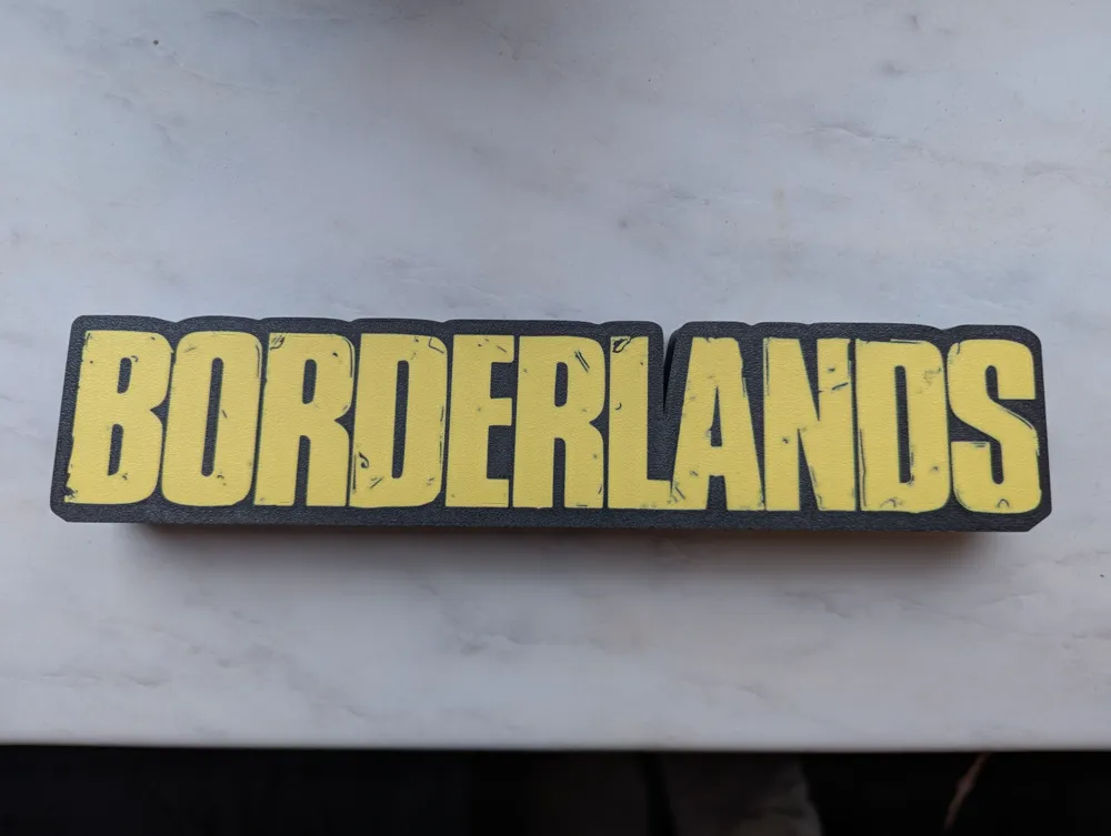 Borderlands Desk Sign by DanielNex - MakerWorld