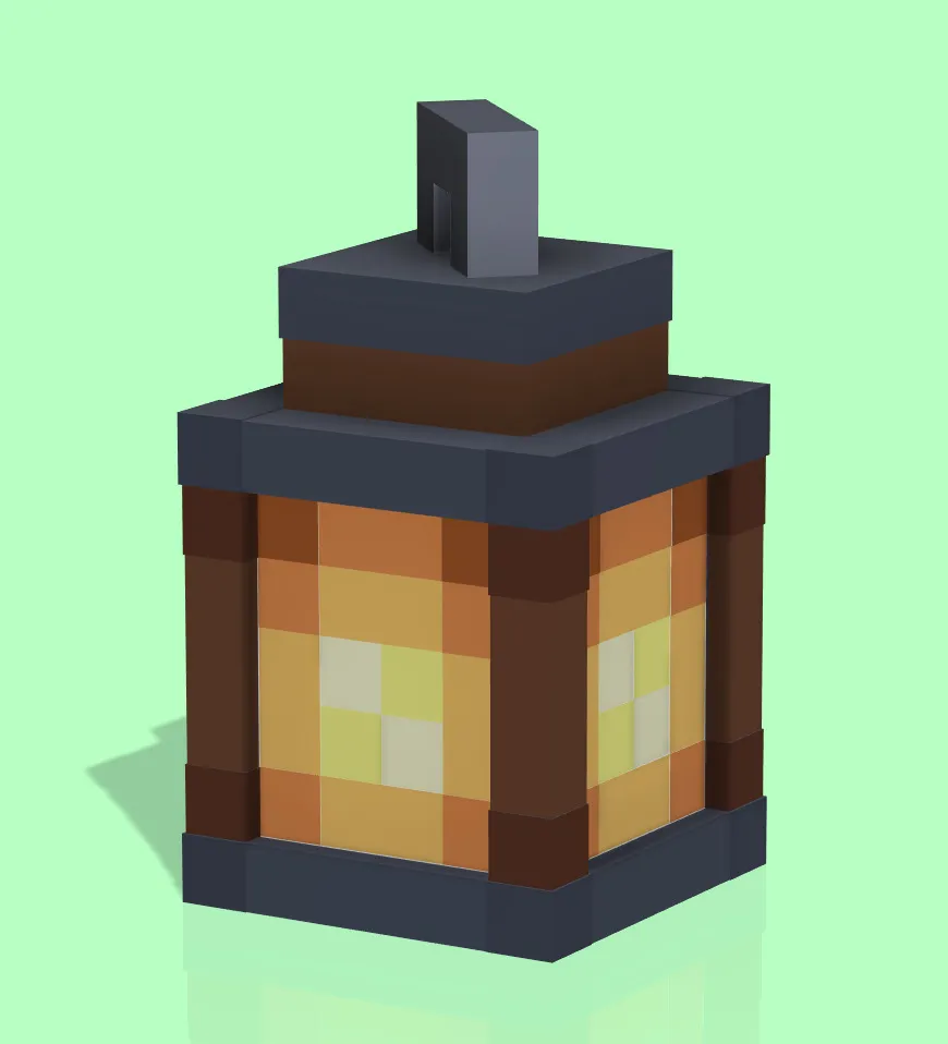 Minecraft Lantern - Free 3D Print Model - MakerWorld