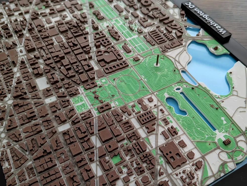 Washington D.C. 3D Miniature by jarvizar MakerWorld: Download Free 3D Models