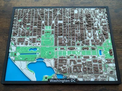 Washington D.C. 3D Miniature by jarvizar MakerWorld: Download Free 3D Models