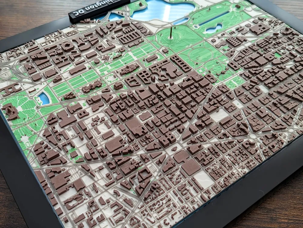 Washington D.C. 3D Miniature by jarvizar MakerWorld: Download Free 3D Models