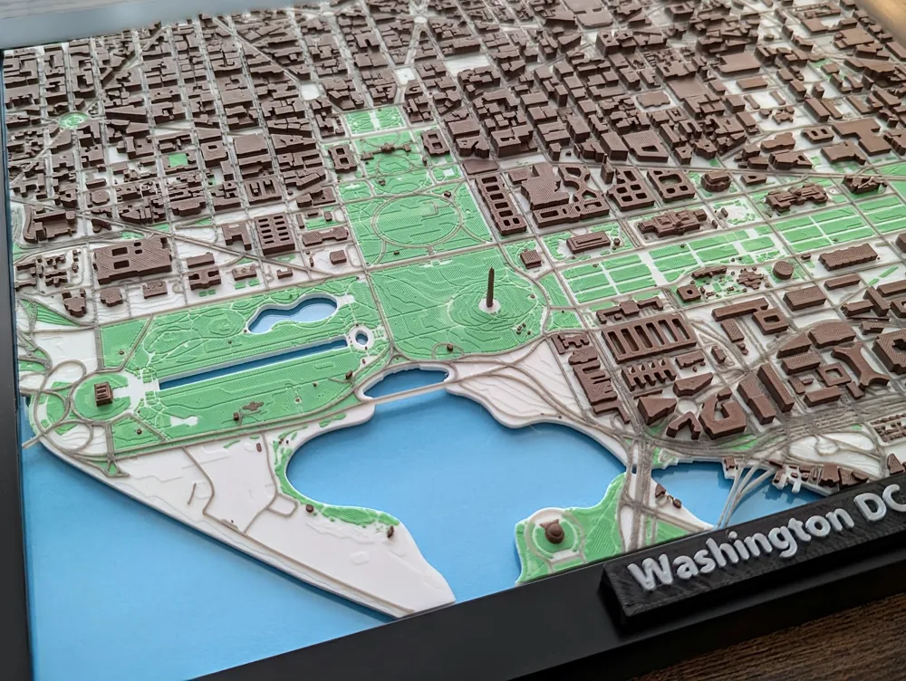 Washington D.C. 3D Miniature by jarvizar MakerWorld: Download Free 3D Models