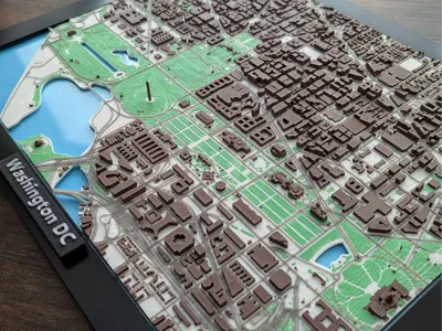 Washington D.C. 3D Miniature by jarvizar MakerWorld: Download Free 3D Models