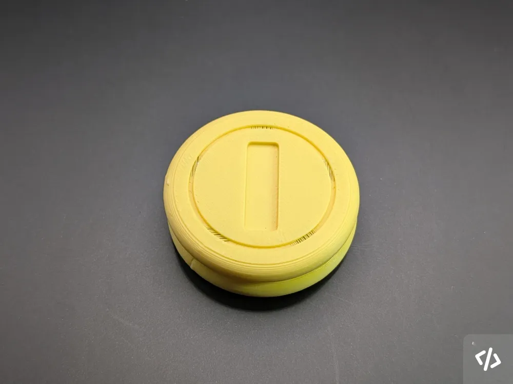 Super Mario Coin Magnetic Flipper Fidget by MoscaStudio MakerWorld ...