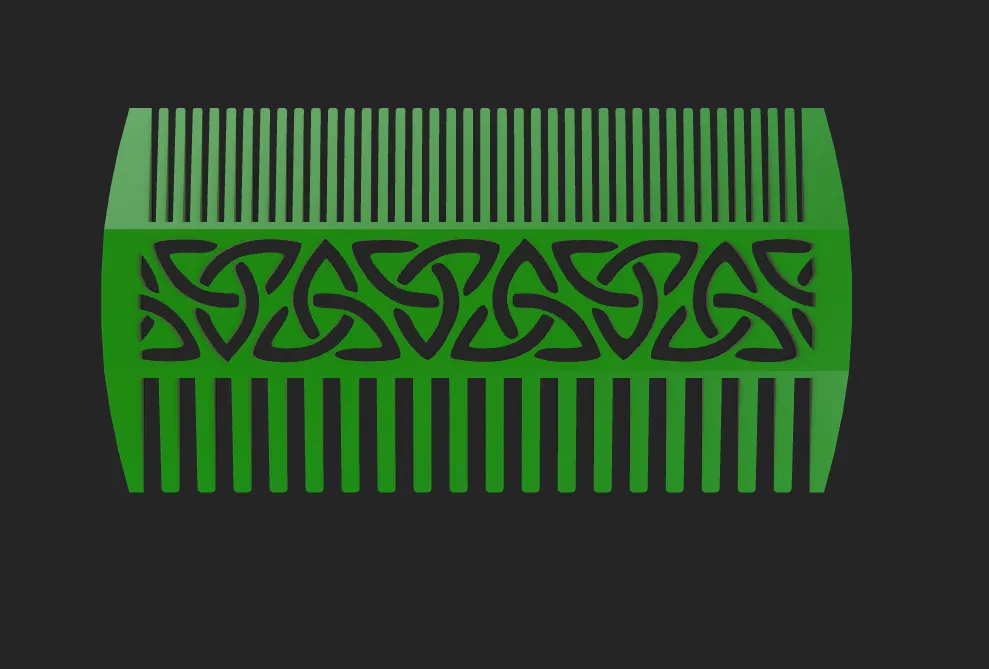 Beard comb tool / Pettine barba by Lol3z 3D - MakerWorld