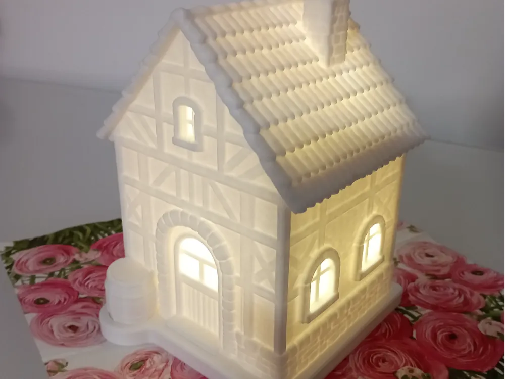 Teelichthaus Tealight House - Free 3D Print Model - MakerWorld