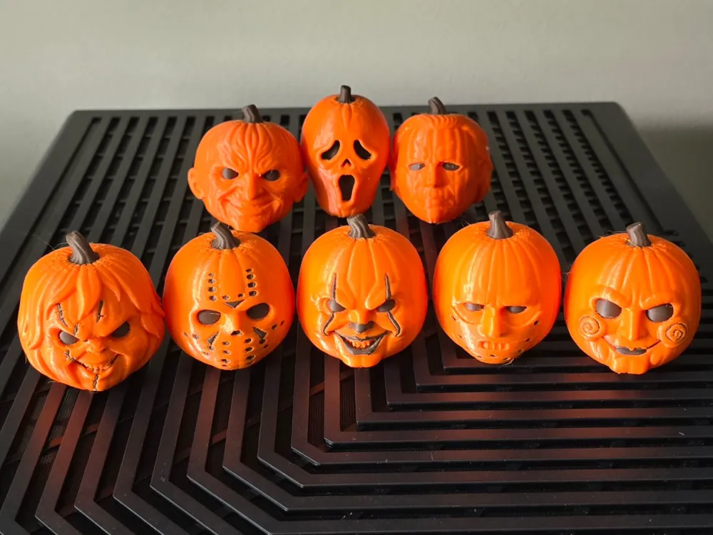 Horror Pumpkins - Free 3D Print Model - MakerWorld