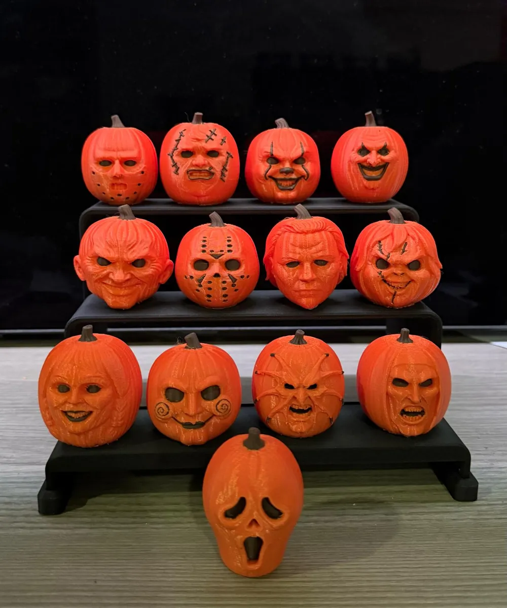 Horror Pumpkins - Free 3D Print Model - MakerWorld