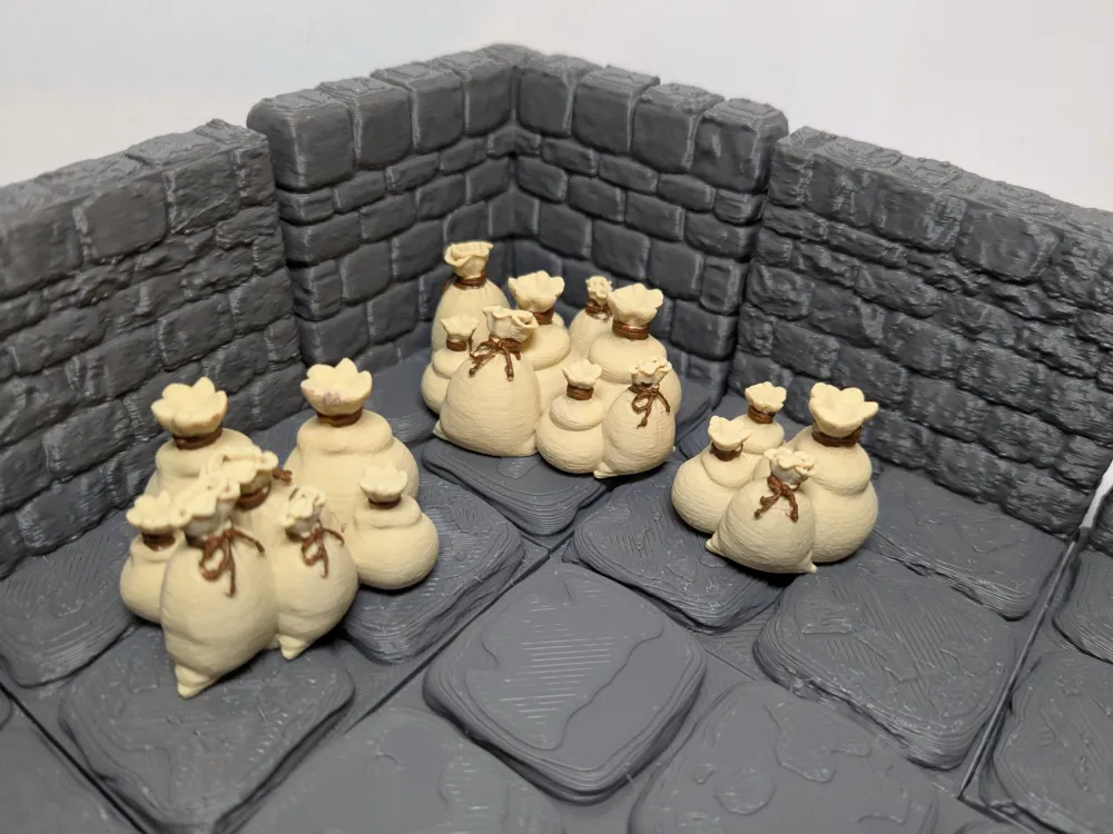 Piles of loot - DND scatter terrain (supportless) by Together 3D ...