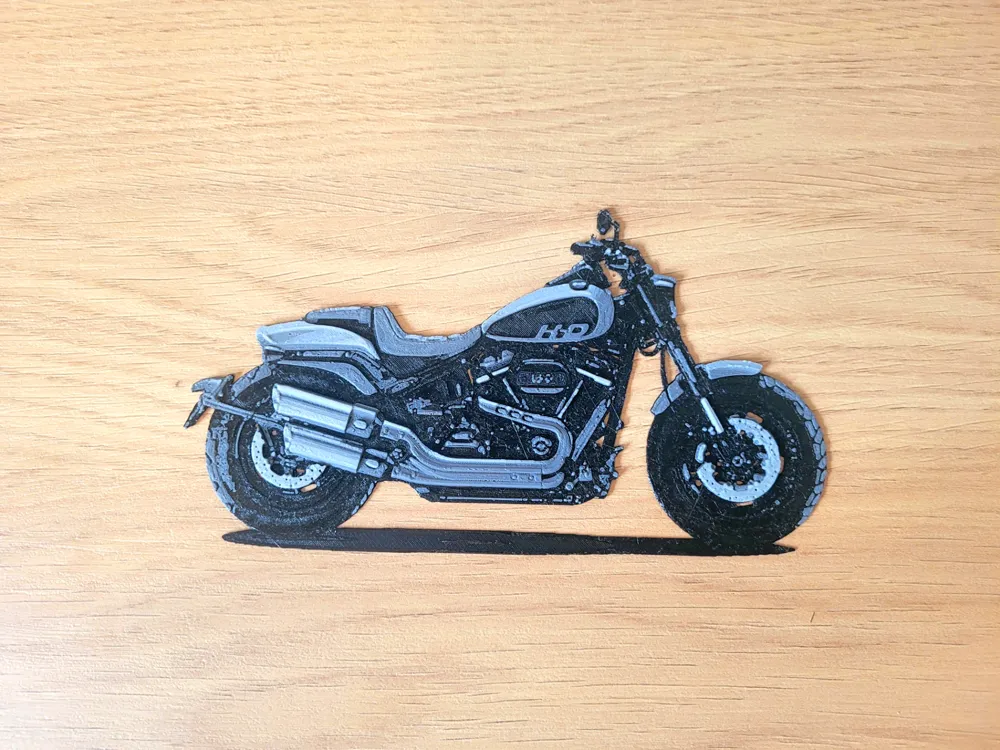 Harley Davidson Fatbob 114 - Free 3D Print Model - MakerWorld