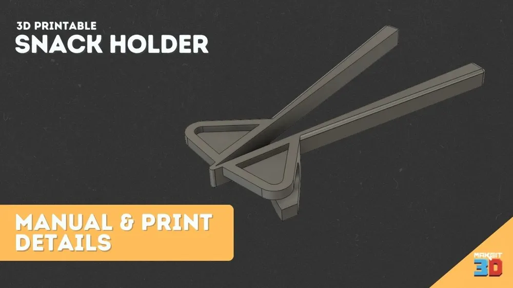 3D Printed Snack Holder by MakeIt3D - MakerWorld