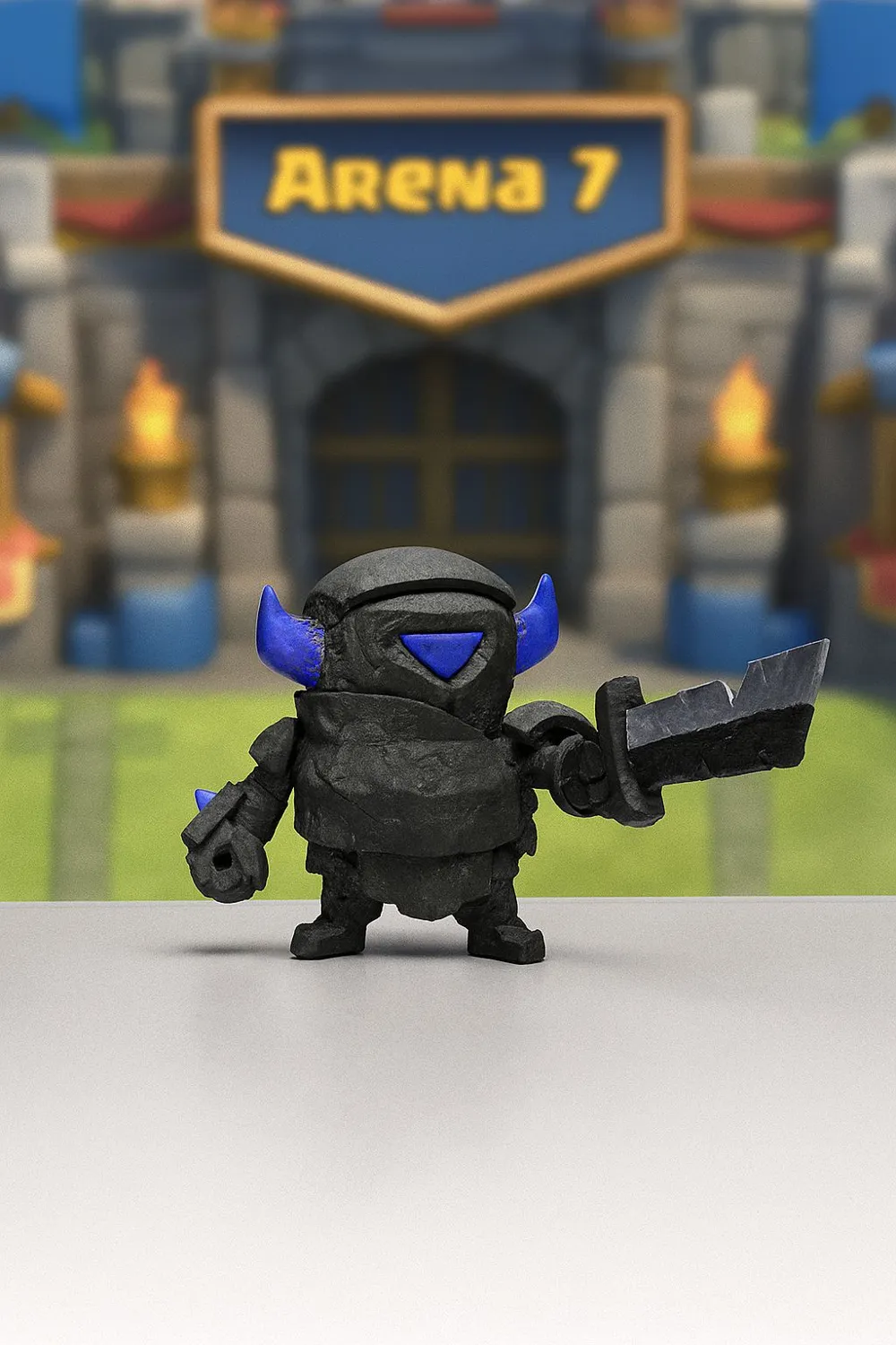 Mini Pekka(Clash Royale) - Free 3D Print Model - MakerWorld