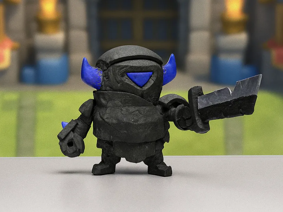 Mini Pekka(Clash Royale) - Free 3D Print Model - MakerWorld