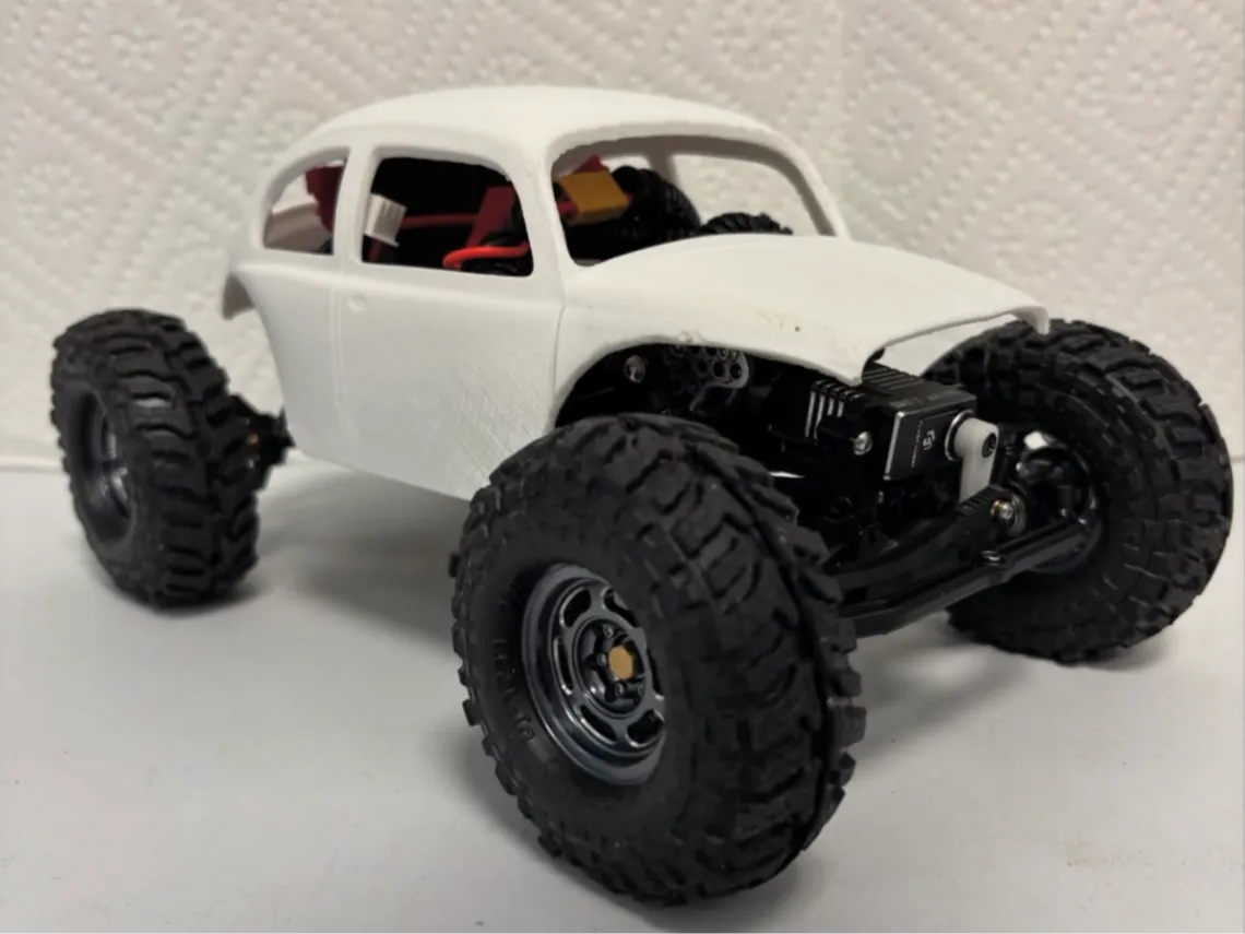 VW BUG RC CAR BODY (TRX4M & SCX24) - Free 3D Print Model - MakerWorld