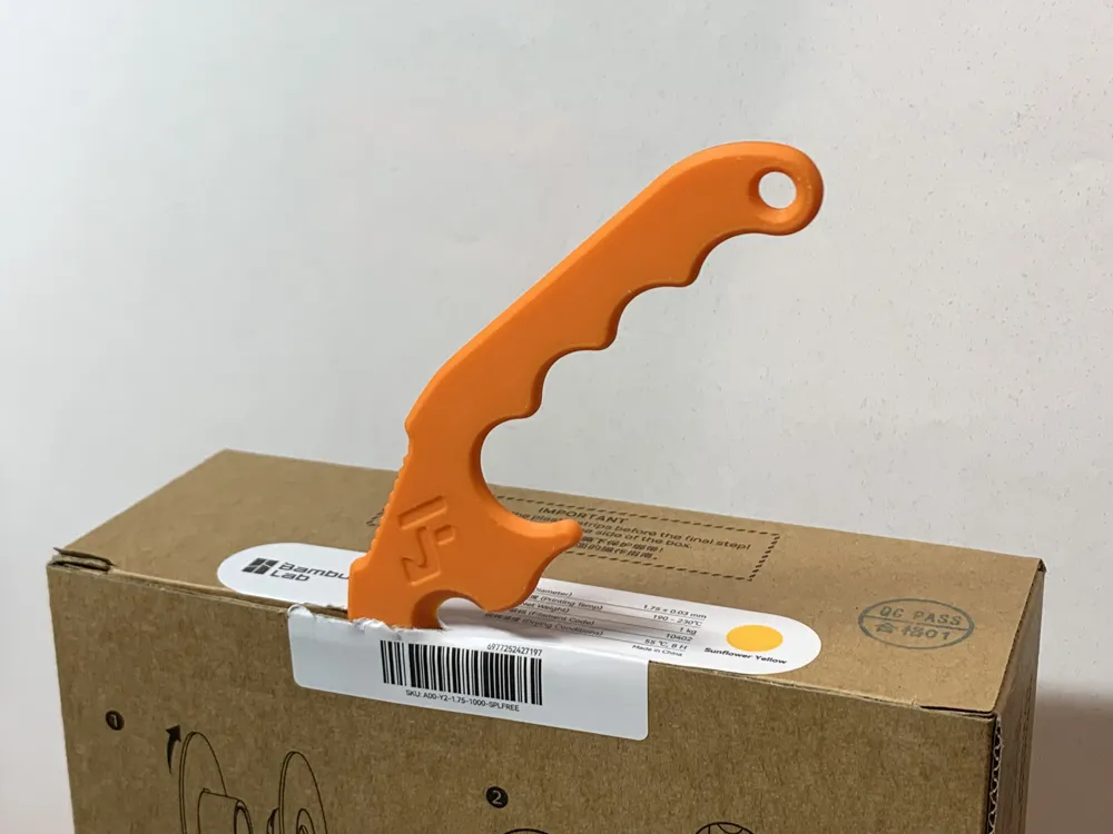 Ergonomic Box Opener - Free 3D Print Model - MakerWorld