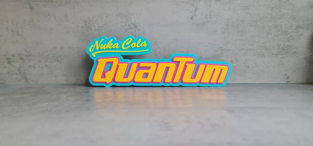 Nuka Cola Quantum Fallout logo / sign by Lendehaas MakerWorld: Download ...