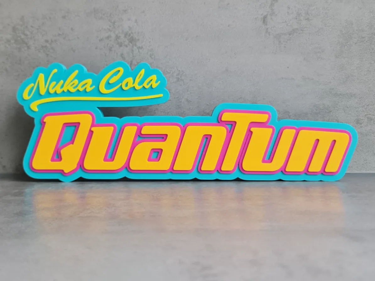 Nuka Cola Quantum Fallout logo / sign by Lendehaas MakerWorld: Download ...