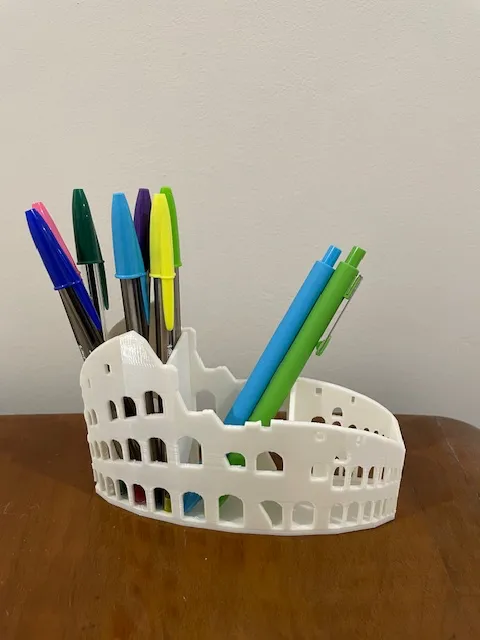Colosseo pen holder by Andracass - MakerWorld