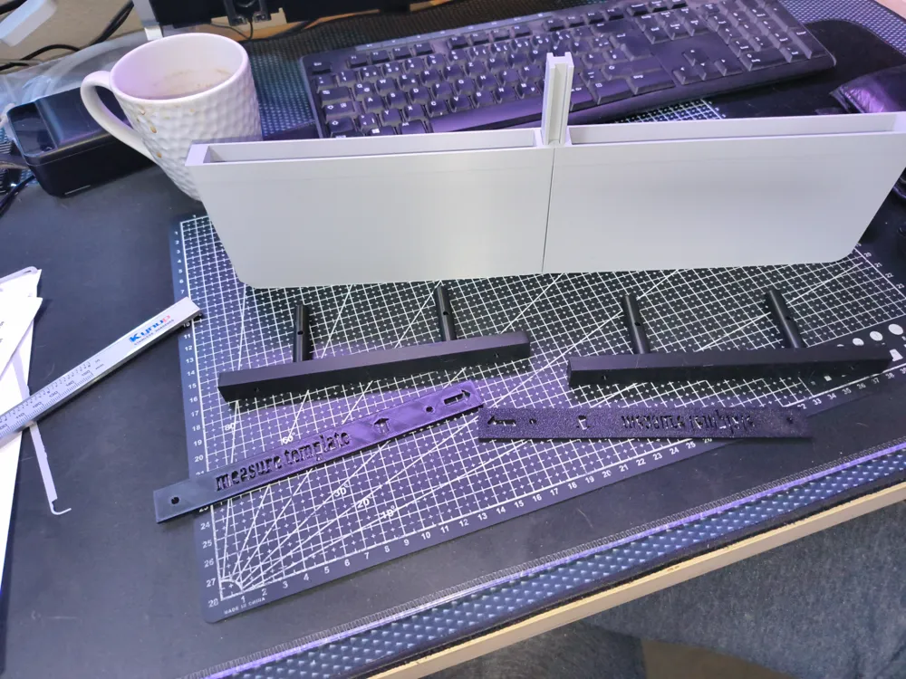 Wallboard XL – Infinity Width, Hidden Mount - Free 3D Print Model ...