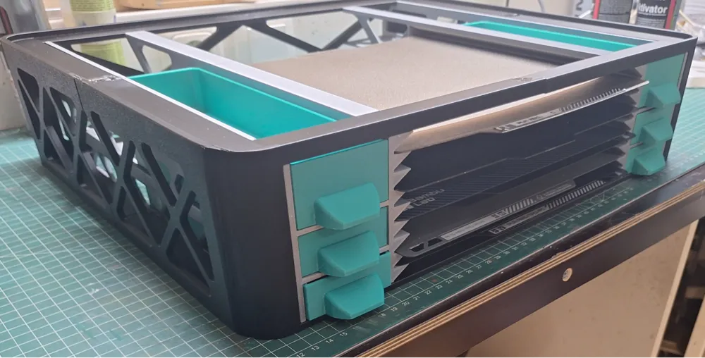 Python Stand + Print Plate Holder, Drawers by tom.hae MakerWorld ...