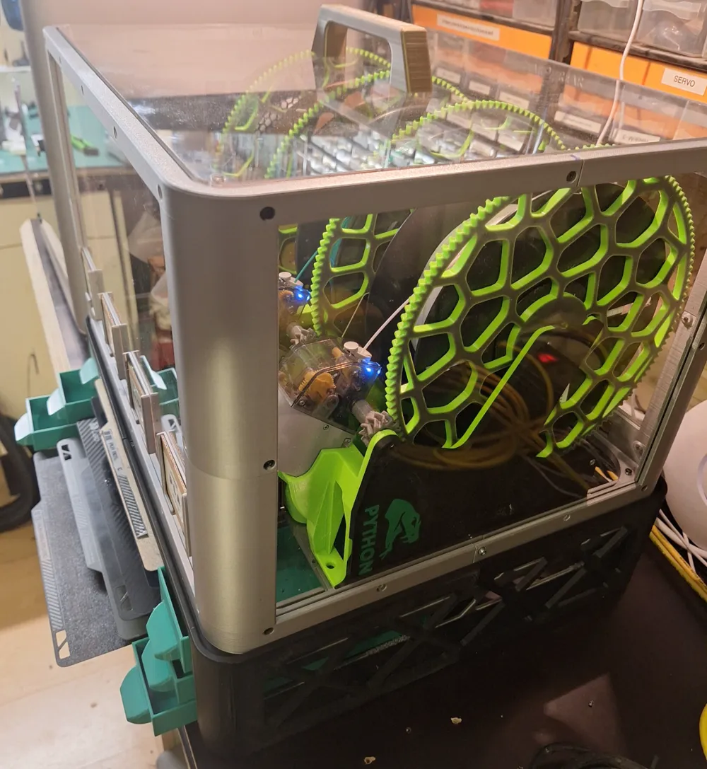 Python Stand + Print Plate Holder, Drawers by tom.hae MakerWorld: Download Free 3D Models