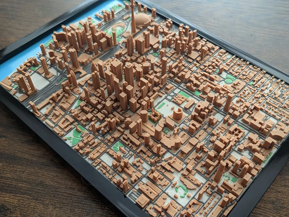 Toronto Canada 3D Miniature v2 - Free 3D Print Model - MakerWorld