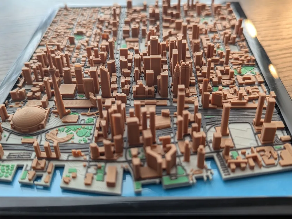 Toronto Canada 3D Miniature v2 - Free 3D Print Model - MakerWorld