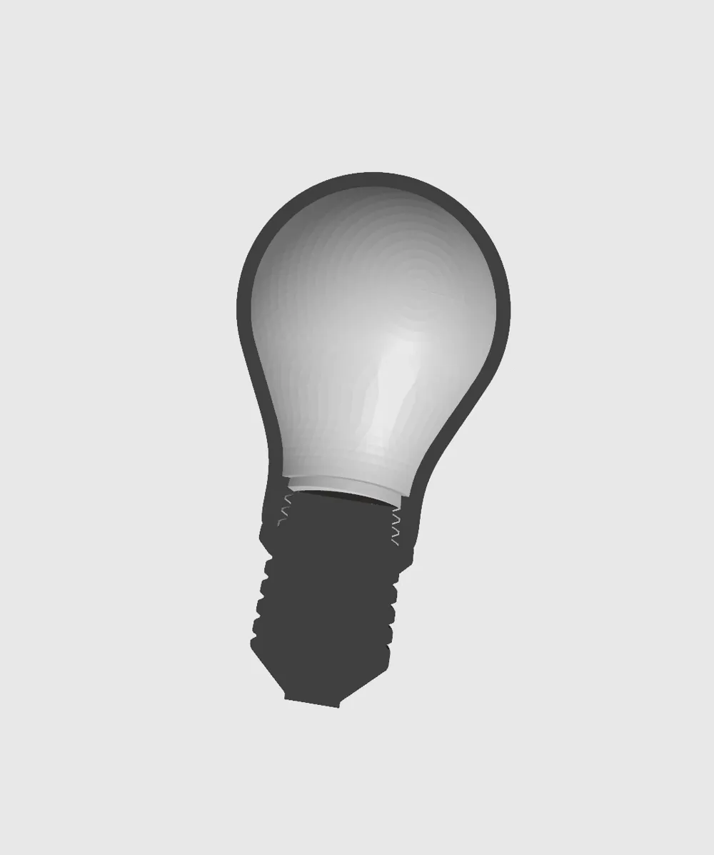 light bulb by Ferra04 MakerWorld: Download Free 3D Models