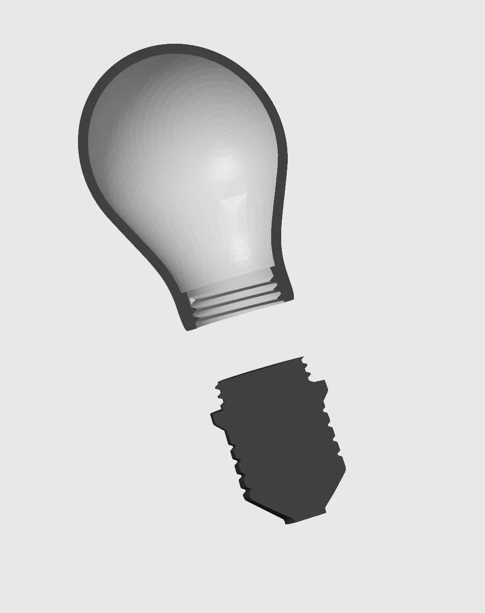 light bulb by Ferra04 MakerWorld: Download Free 3D Models
