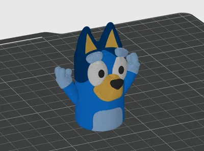 AMS Bluey Articulated Puppet by Kza3D MakerWorld: Download Free 3D Models