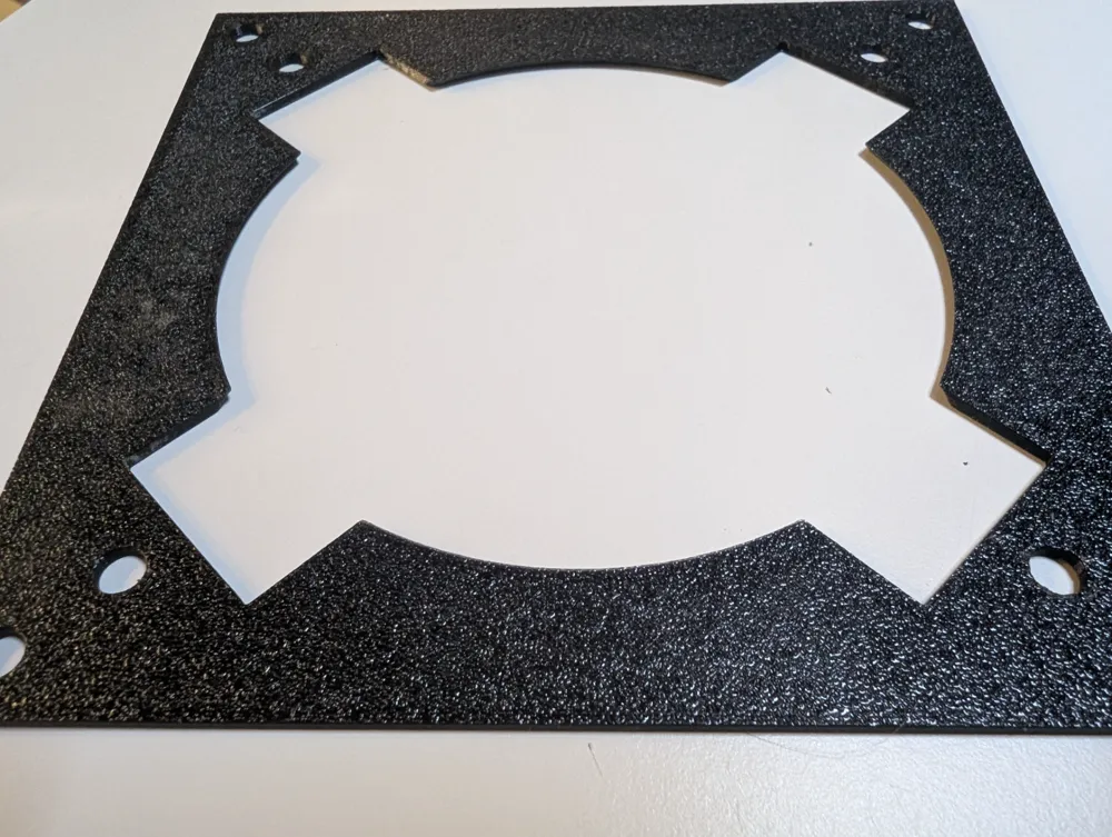 140mm to 120mm Fan Adapter (Corsair RGB Fans) - Free 3D Print Model ...