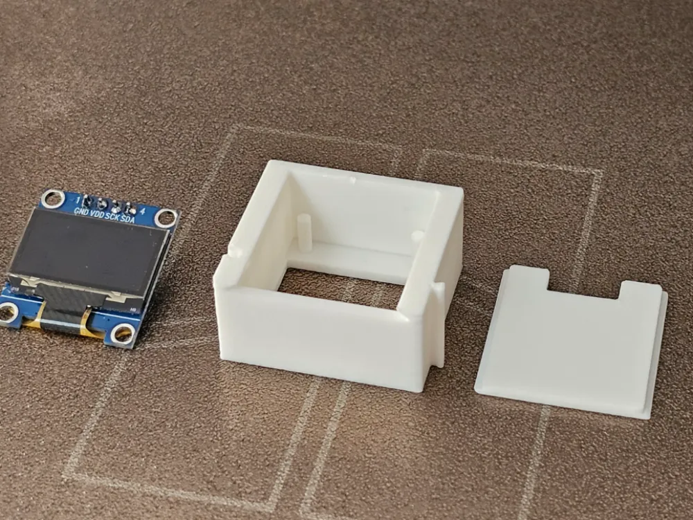 Arduino SSD1306 OLED Display Modular Case - Free 3D Print Model ...