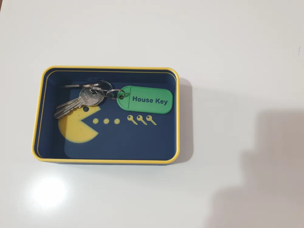 Pacman keys tray - Free 3D Print Model - MakerWorld