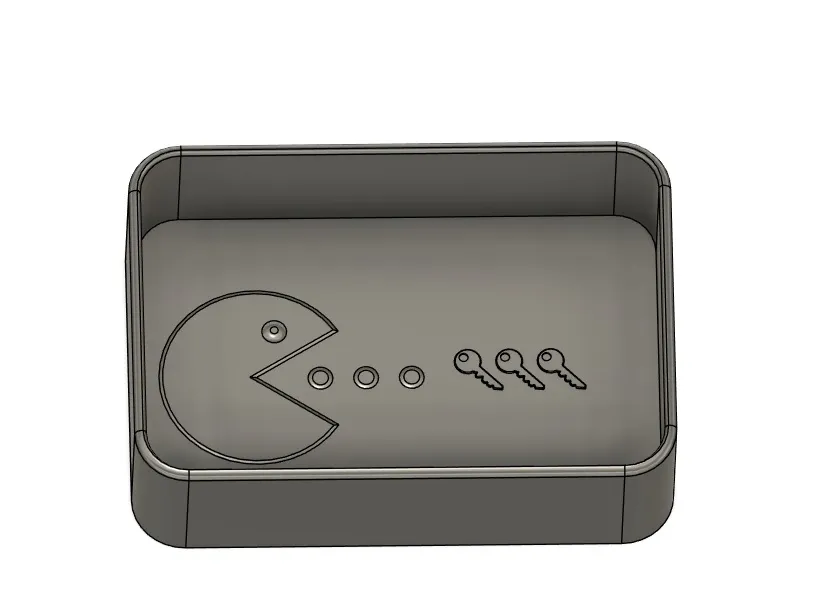 Pacman keys tray by constantinost - MakerWorld