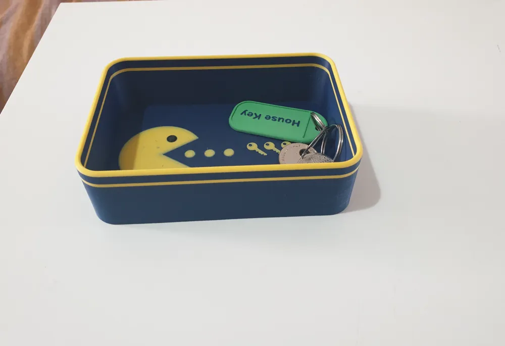 Pacman keys tray - Free 3D Print Model - MakerWorld